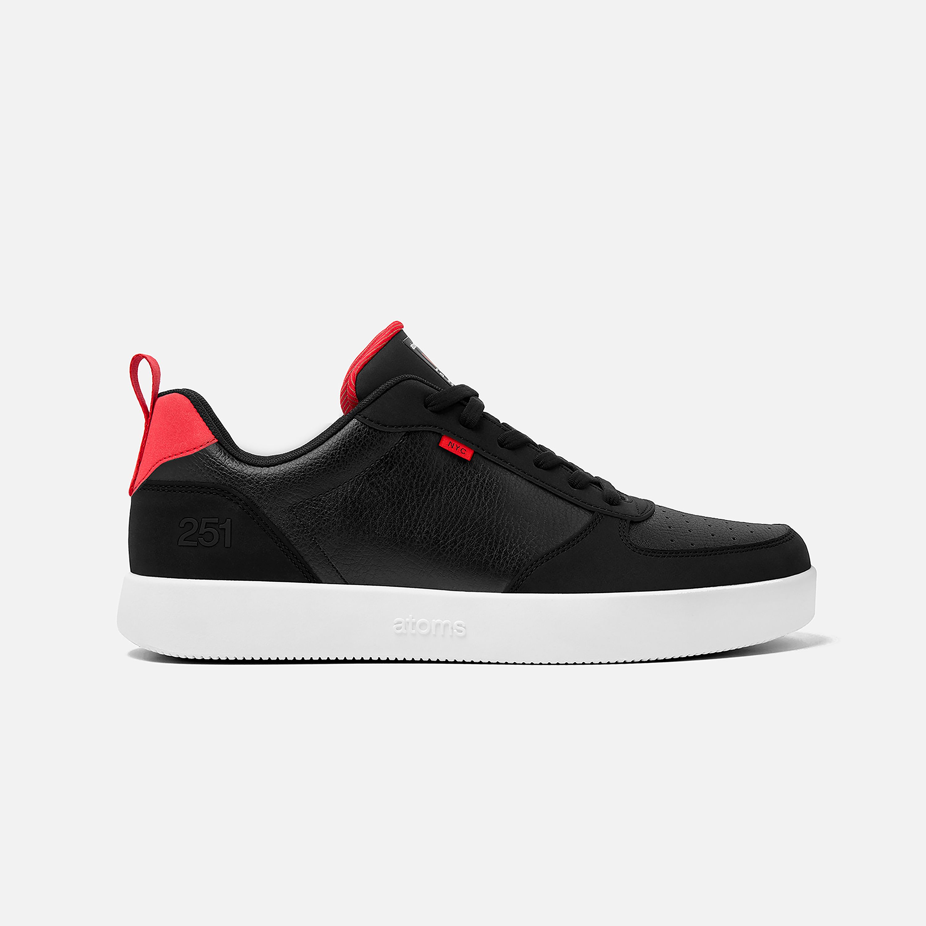 Atoms x MKBHD: Model 251 – Comfortable Red & Black High-top Sneaker ...
