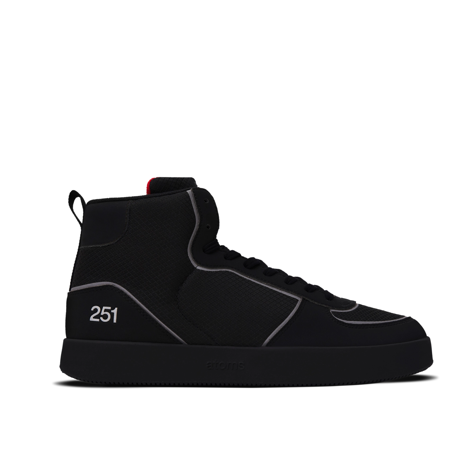 Atoms x MKBHD: Model 251 – Comfortable Red & Black High-top Sneaker ...