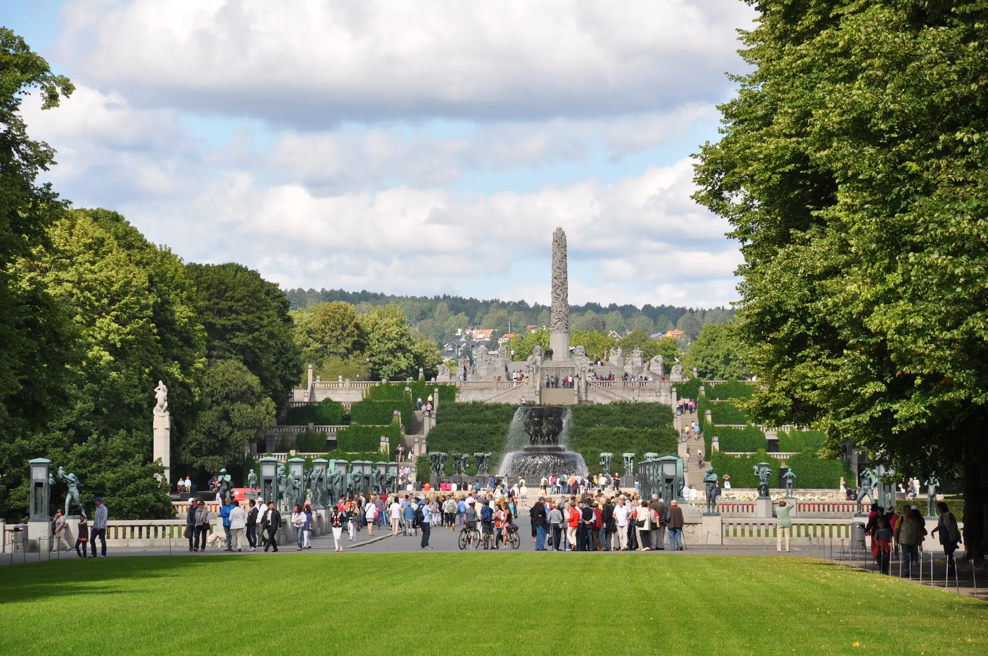 Vigeland park in Oslo Norway