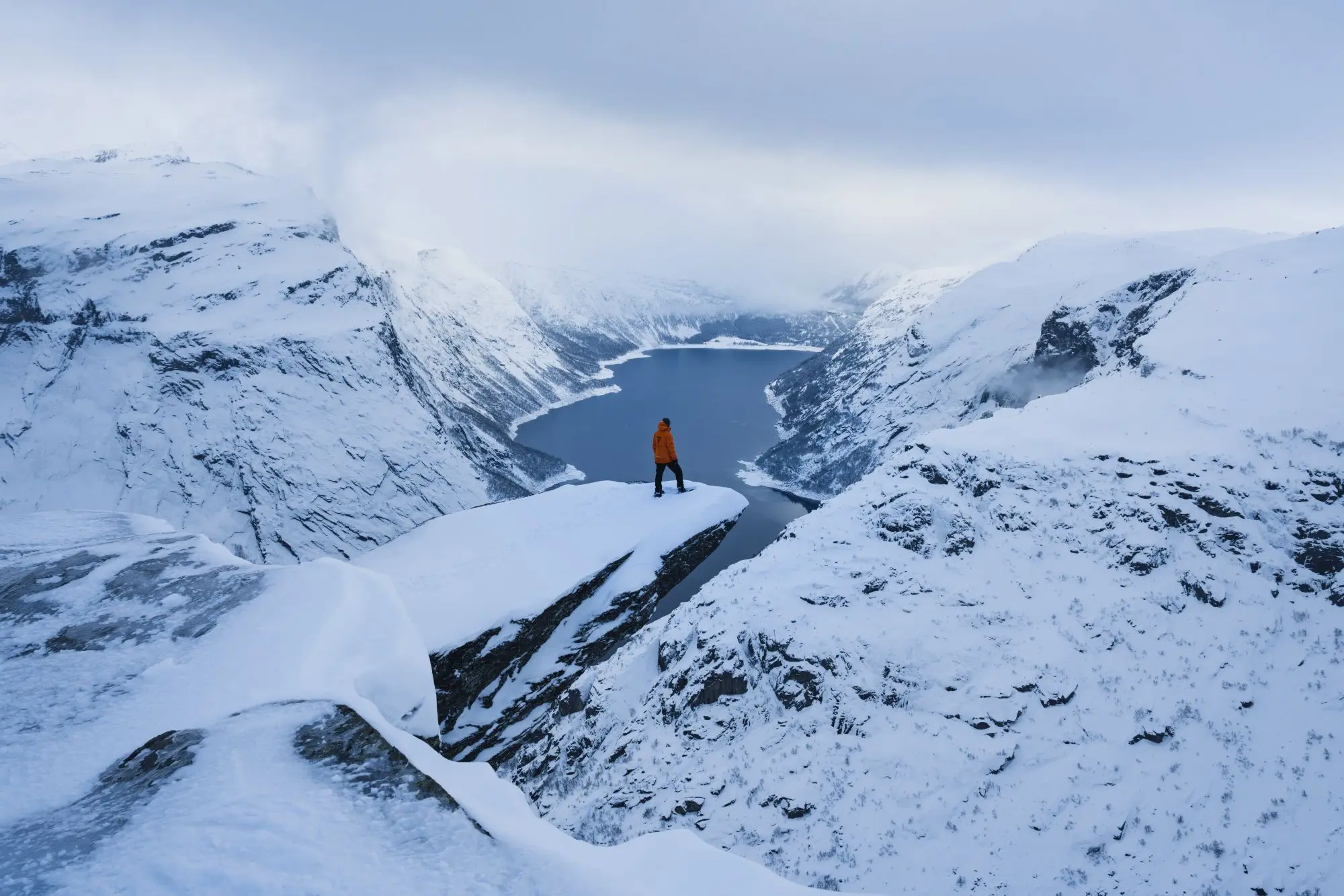 Winter tour to Trolltunga - Odda, Norway