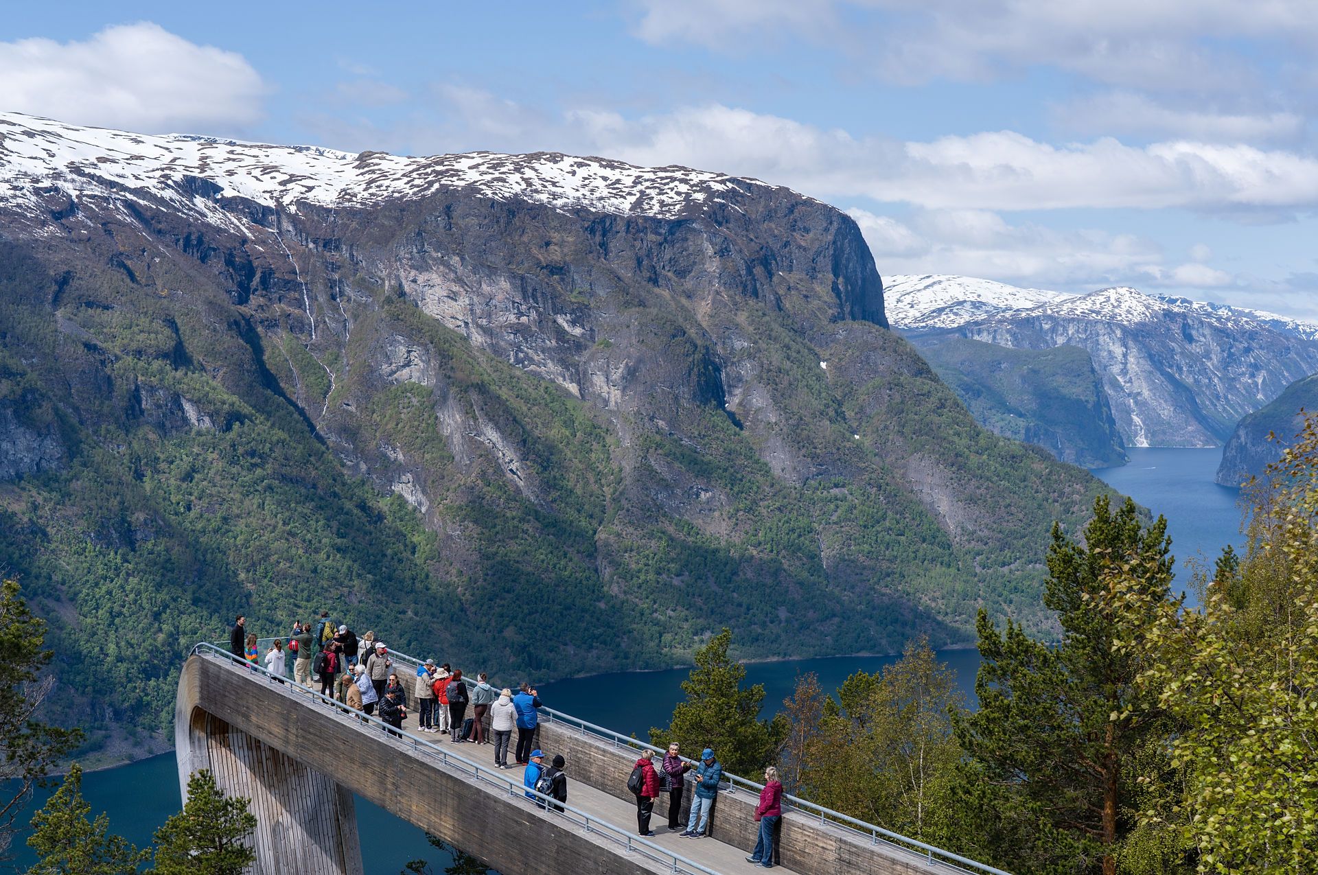 Borgund Stave Church and Stegastein viewpoint - Electric minibus from Flåm