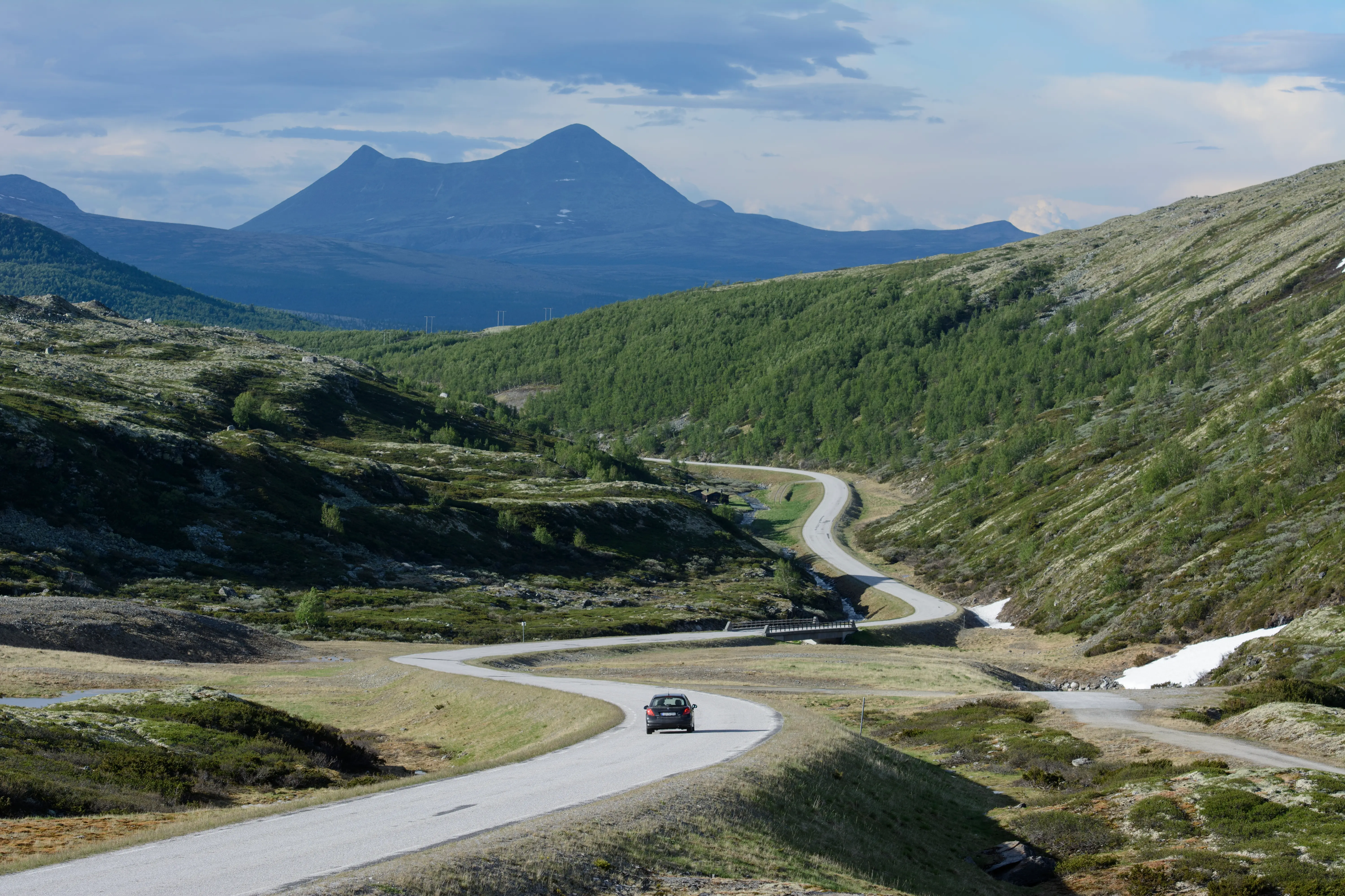 Driving from Oslo to Trondheim across Rondane