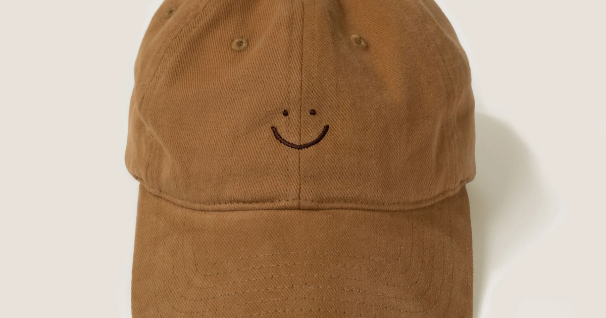 Organic Smiley Cap - Camel | JAU / JAPAN AUSTRALIA UNITED