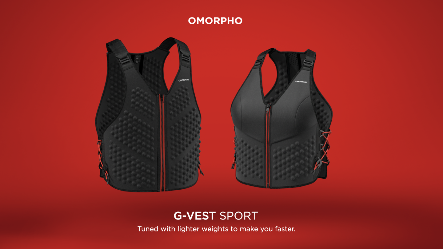Introducing G-Vest Sport: Perfectly Weighted to Make You Faster