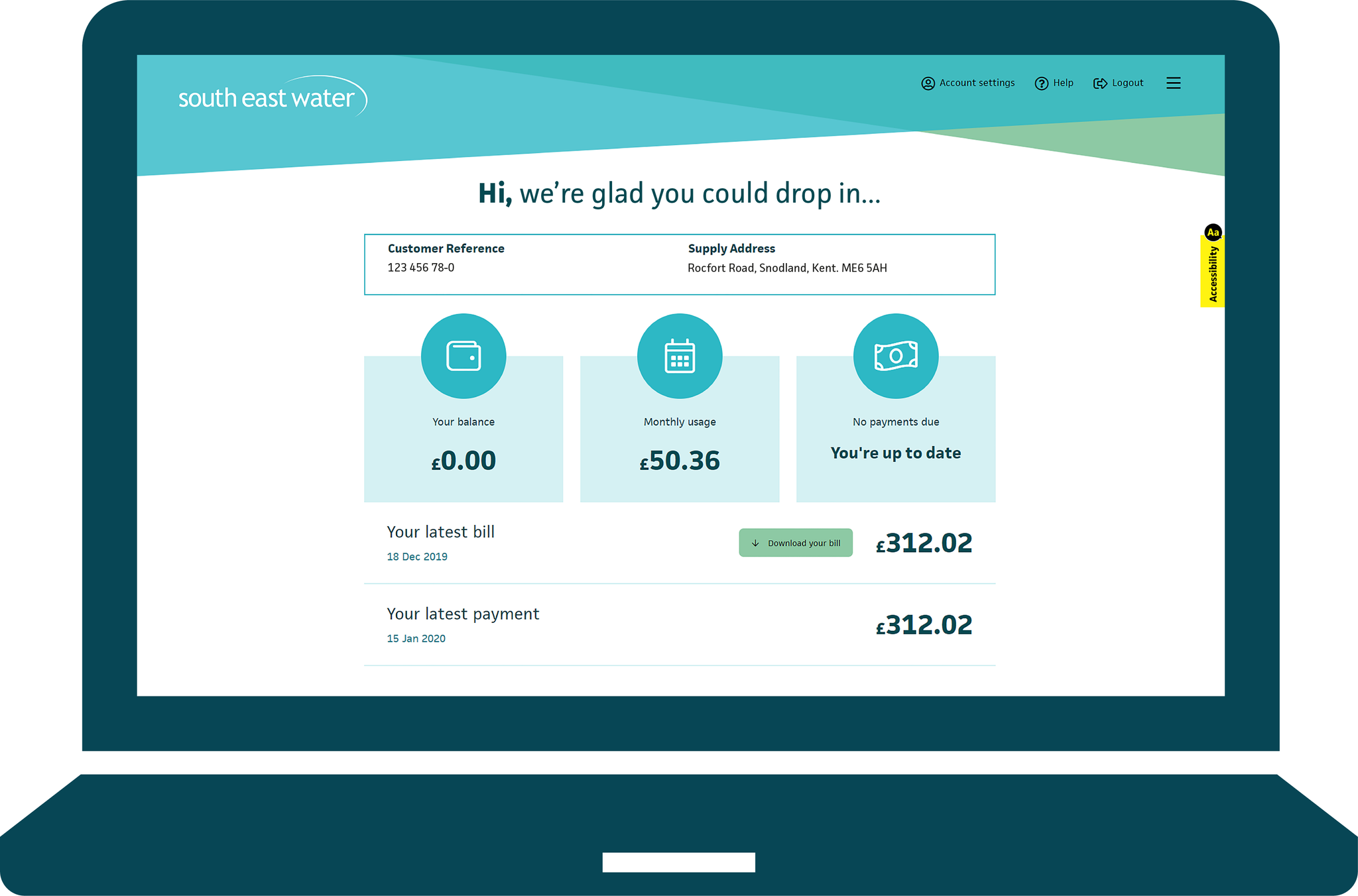 My Account | South East Water