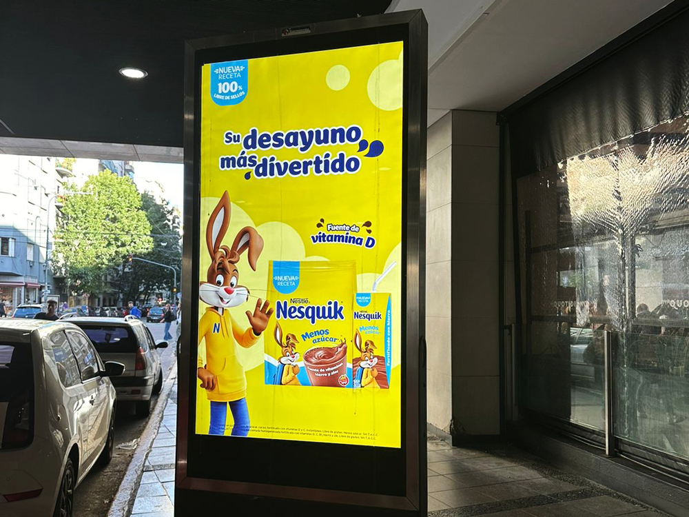 Case: Nesquik | Kinesso Argentina | pDOOH | Taggify