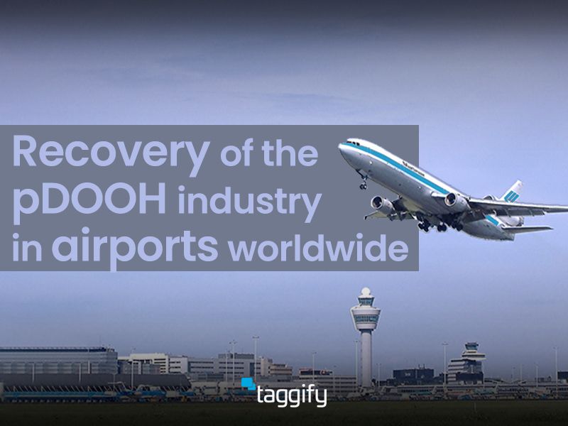 Recovery of the pDOOH industry in airports worldwide | Market | Taggify
