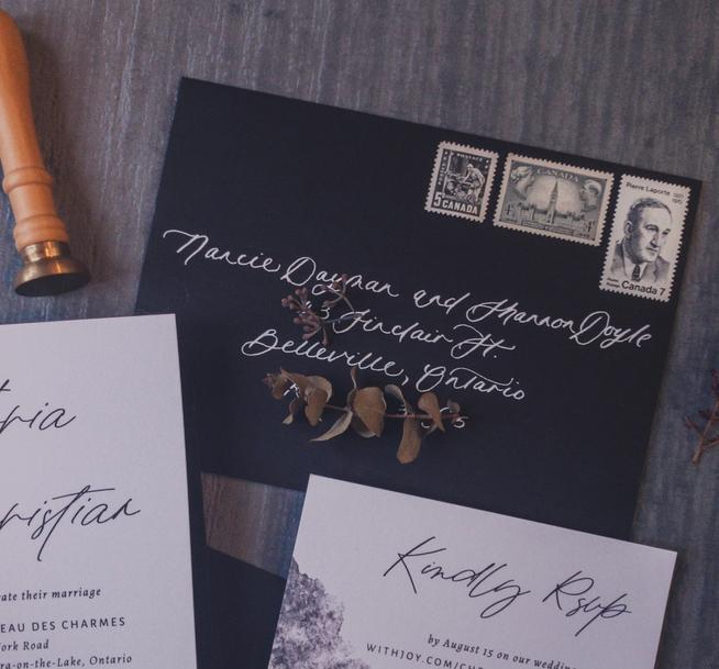 How to Hand-Cancel Your Wedding Invitations | Cody Calligraphy