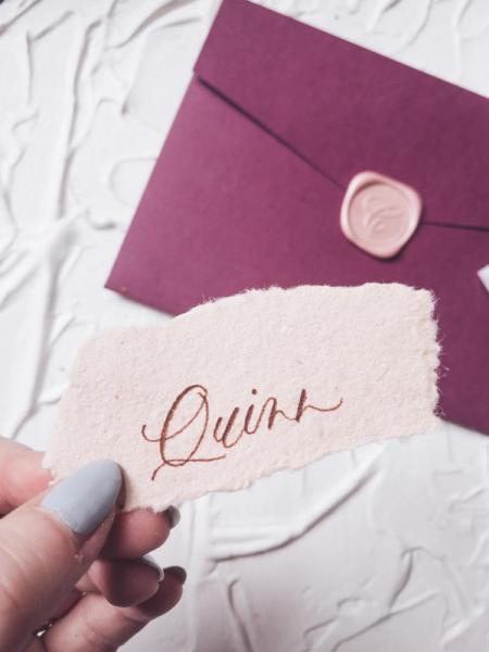 Cody Calligraphy | Toronto Wedding Invitations