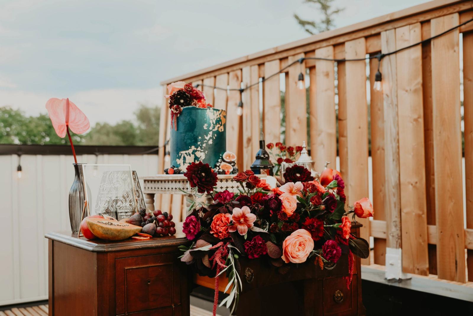 Bold & Beautiful Outdoor Engagement Party Ideas | Cody Calligraphy