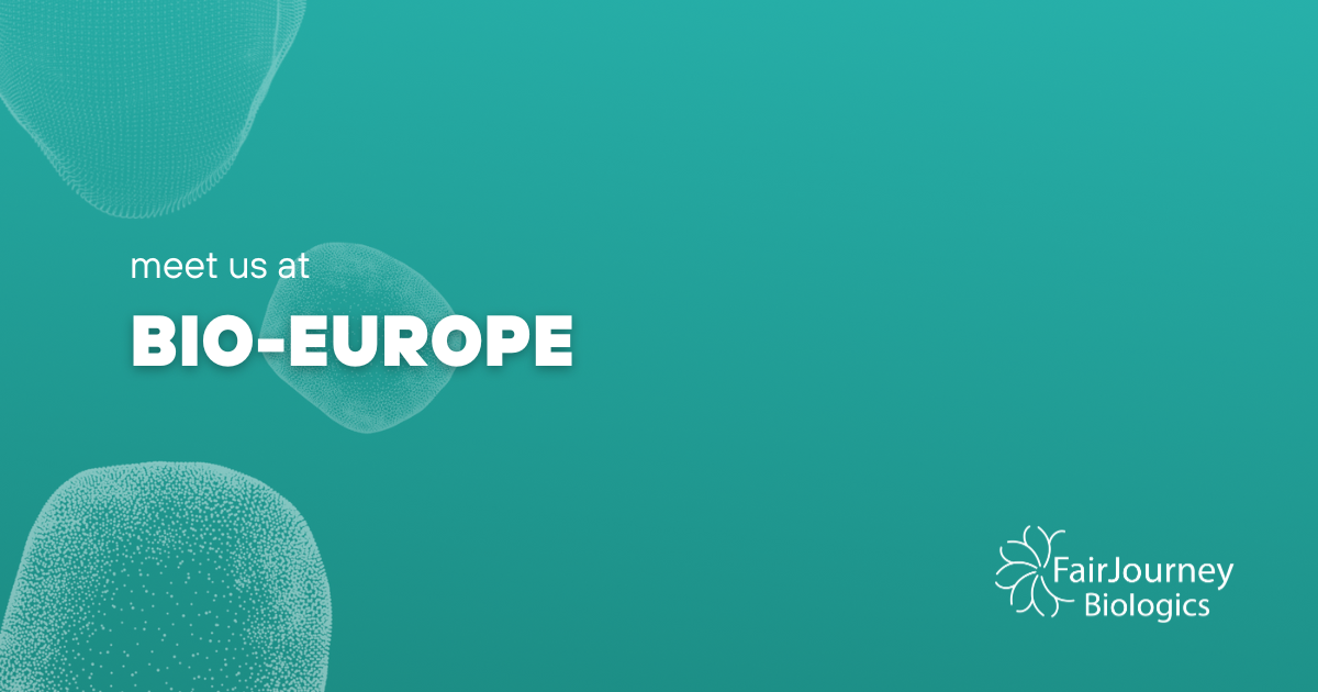 Meet FairJourney Biologics at BioEurope Spring
