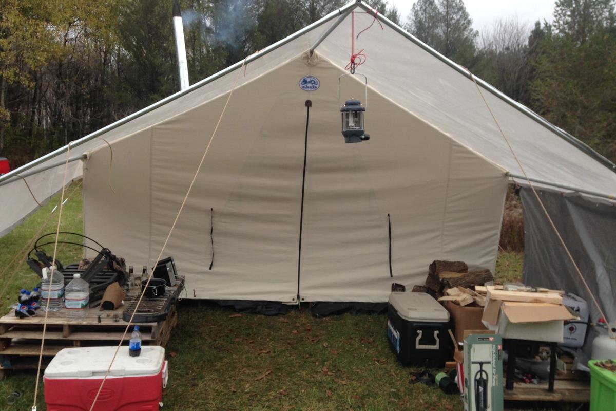 Base Camp with a Wall Tent with Stove for Hunting: Your Ultimate Guide ...