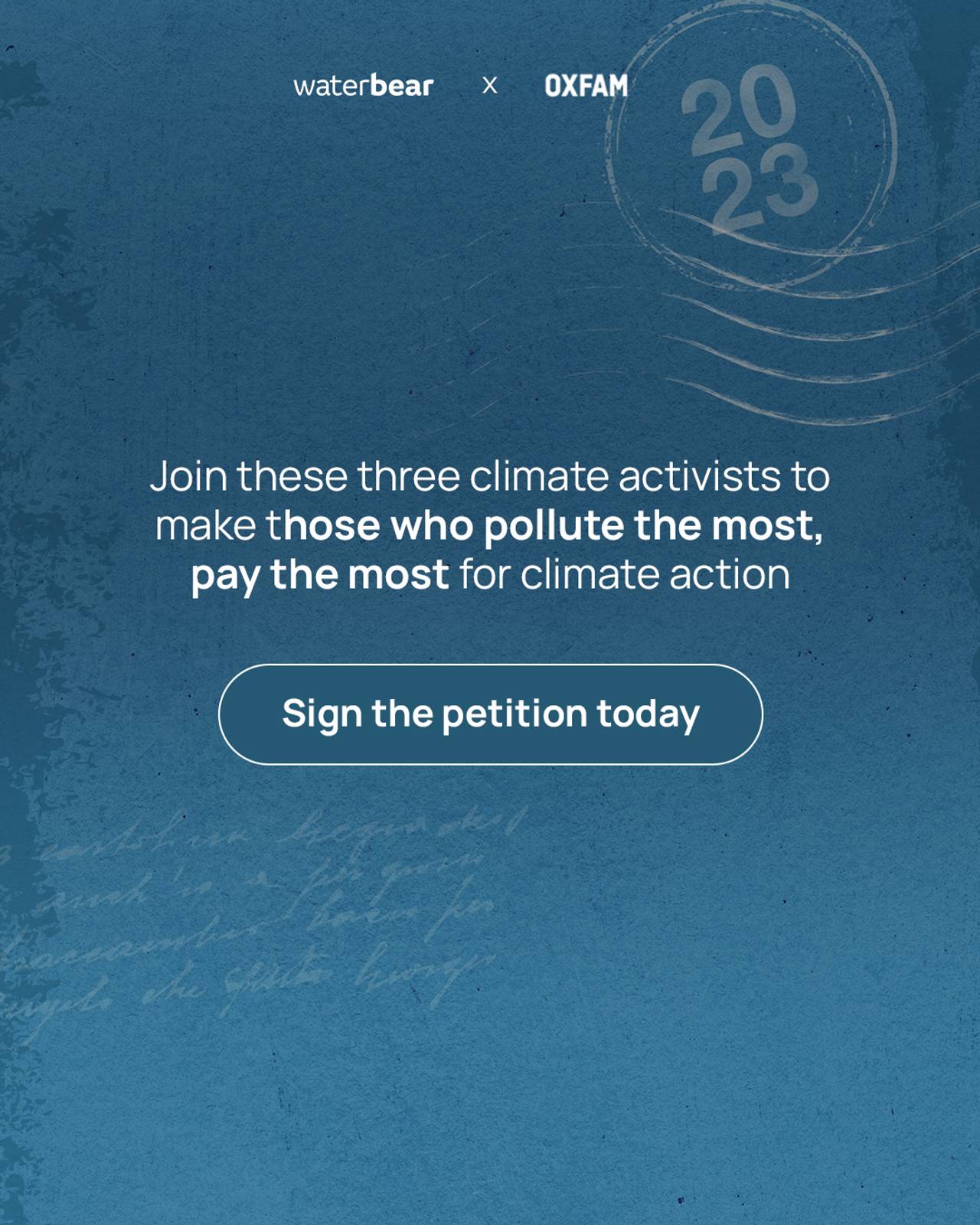 Make Polluters Pay | WaterBear