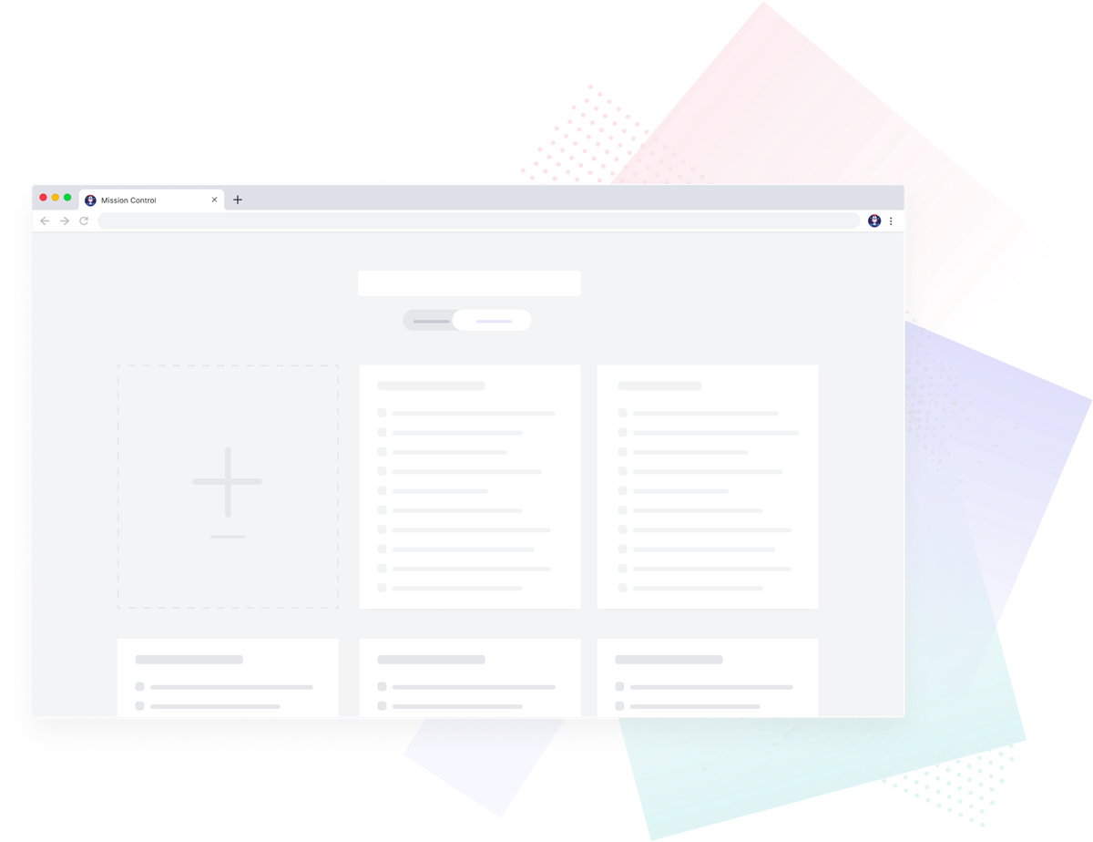 Mission Control — Organize your bookmarks and manage tasks