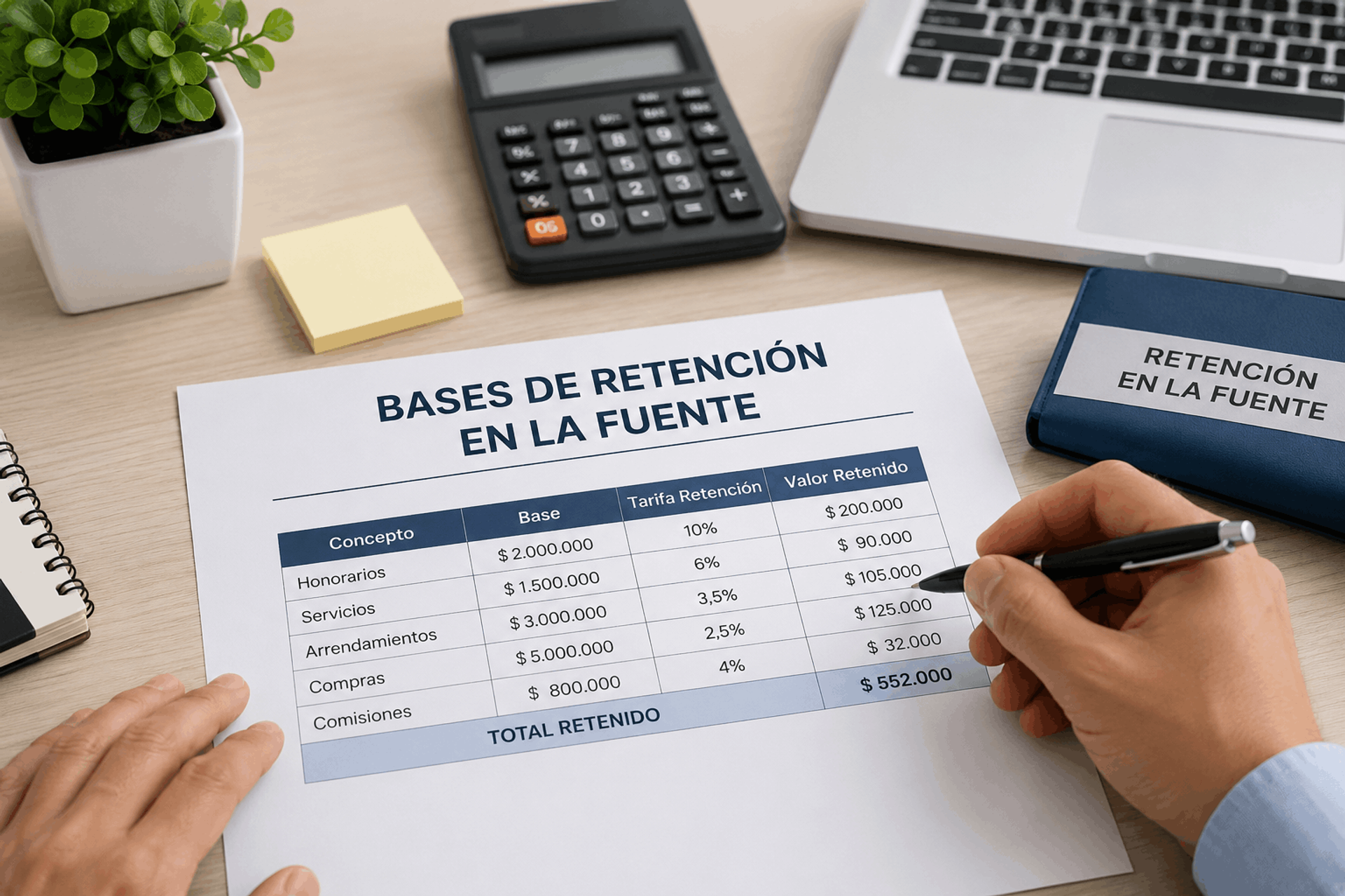 Bases De Retención 2026 Topes Y Tarifas Actualizados