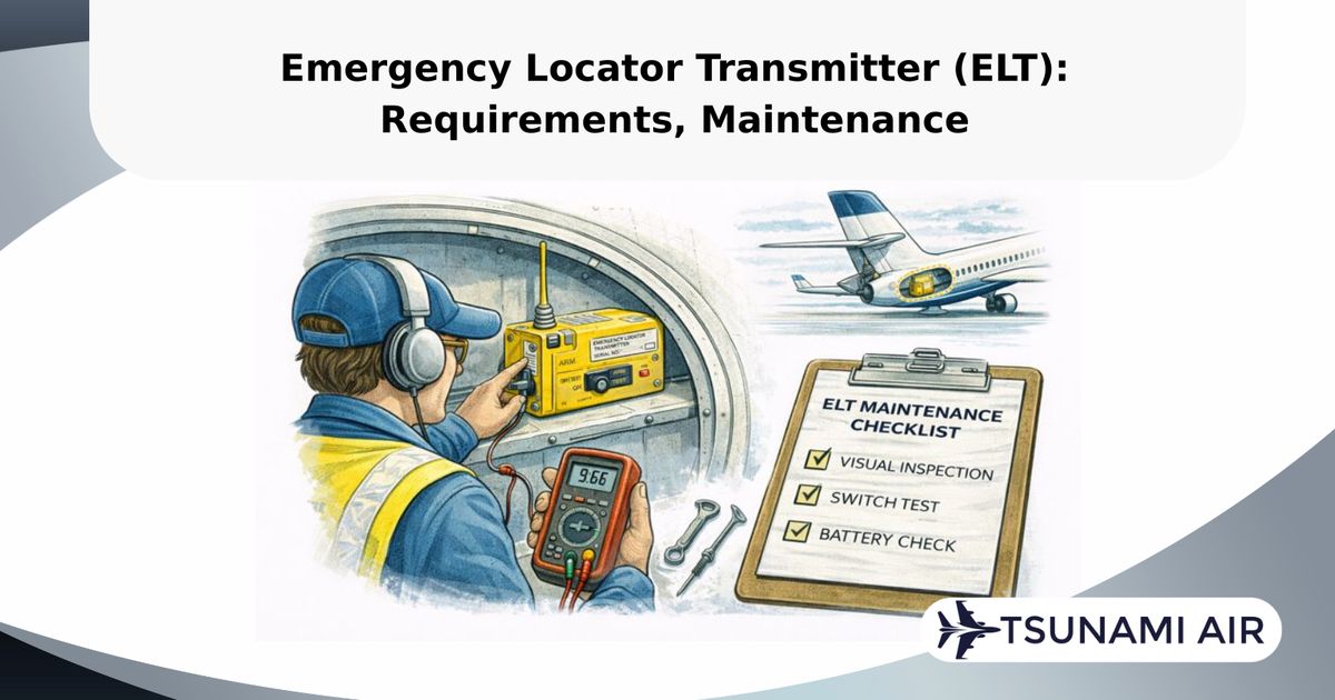 Emergency Locator Transmitter (ELT): Requirements, Maintenance