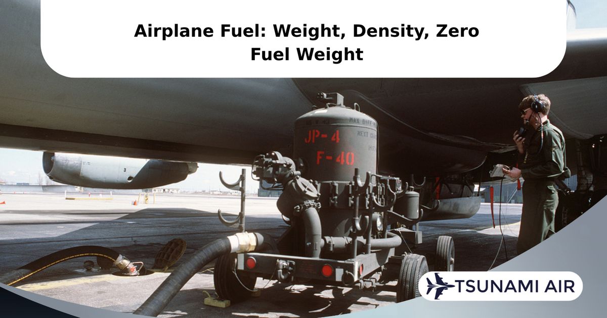 Airplane Fuel: Weight, Density, Zero Fuel Weight