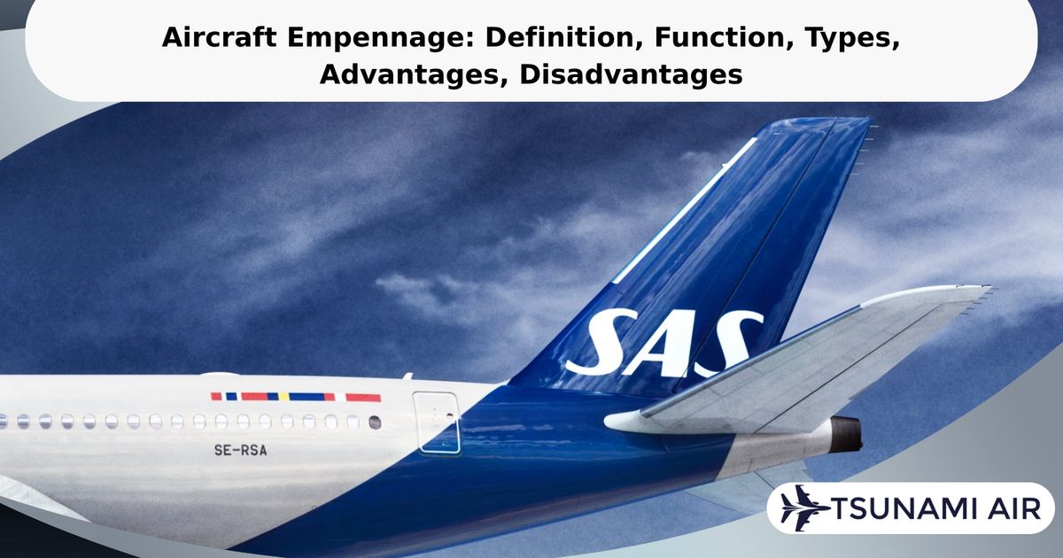 Aircraft Empennage: Definition, Function, Types, Advantages, Disadvantages