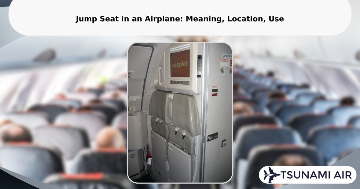 Jump Seat in an Airplane: Meaning, Location, Use