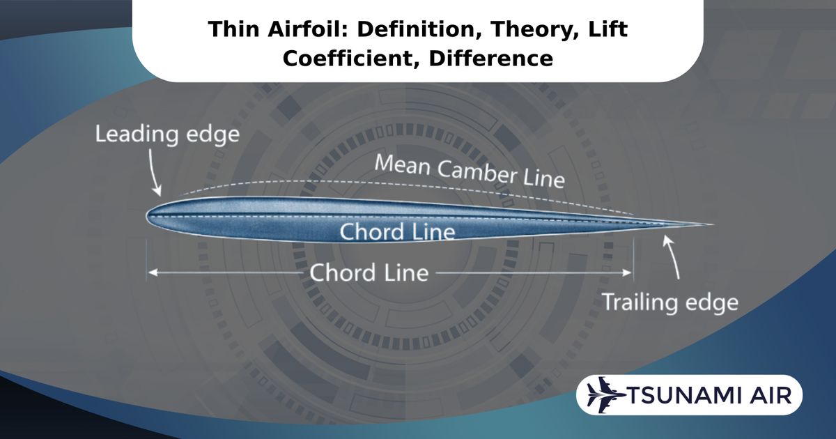 Thin Airfoil: Definition, Theory, Lift Coefficient, Difference