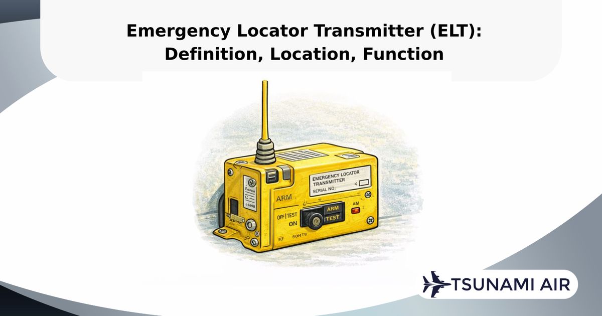 Emergency Locator Transmitter (ELT): Definition, Location, Function