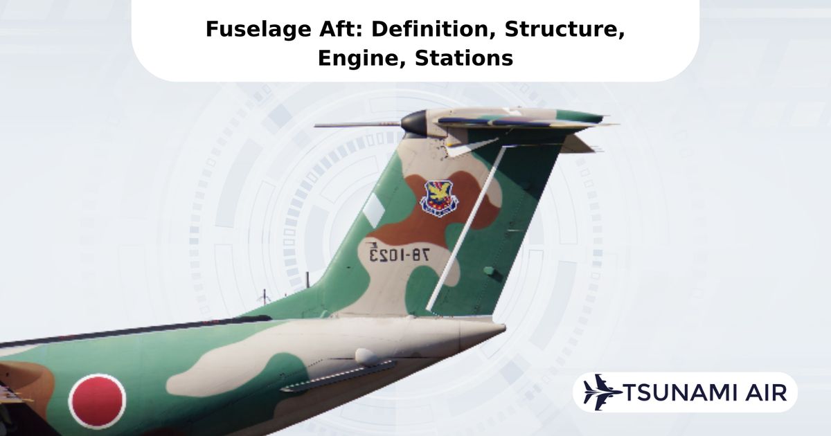 Fuselage Aft: Definition, Structure, Engine, Stations