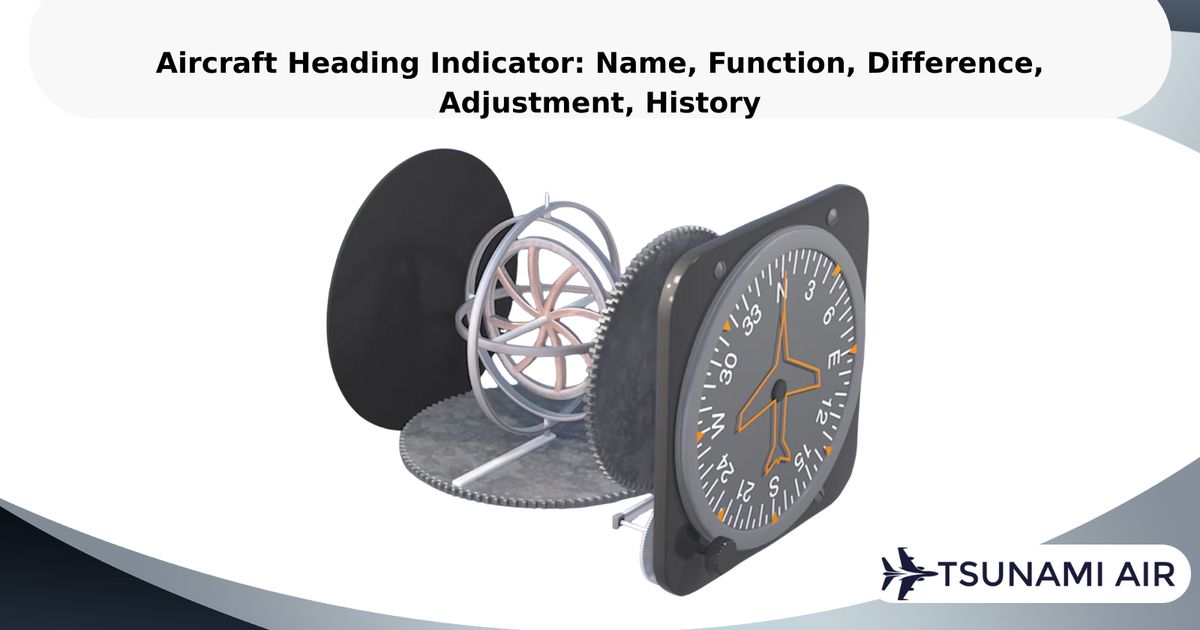 Aircraft Heading Indicator: Name, Function, Difference, Adjustment, History