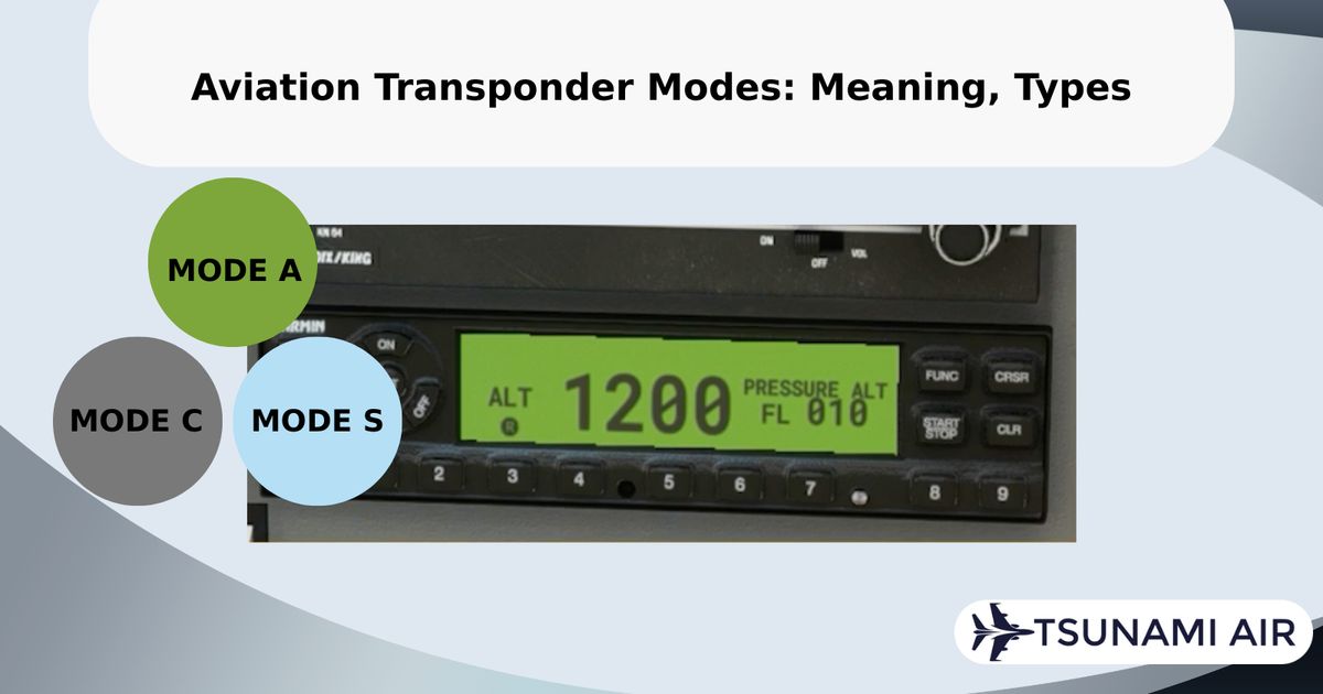Aviation Transponder Modes: Meaning, Types
