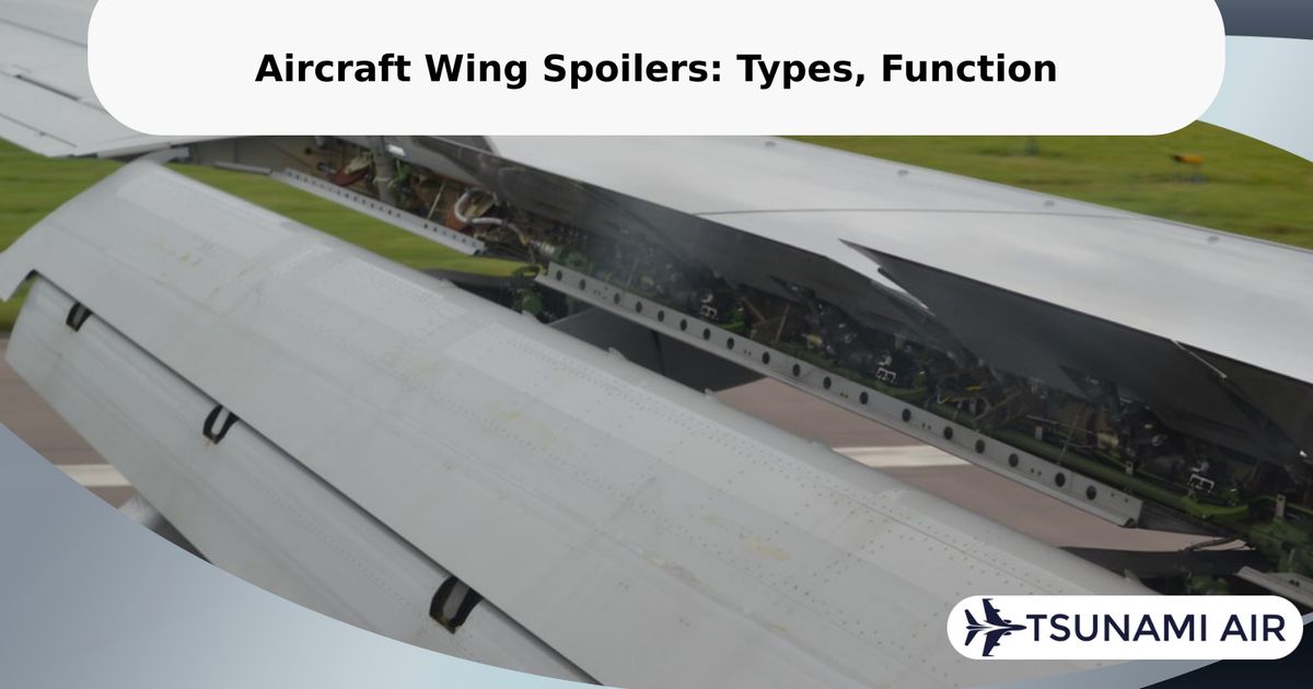 Aircraft Wing Spoilers: Types, Function