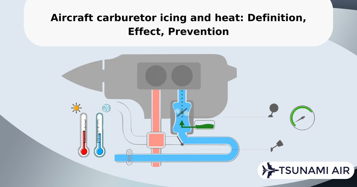 Aircraft carburetor icing and heat: Definition, Effect, Prevention