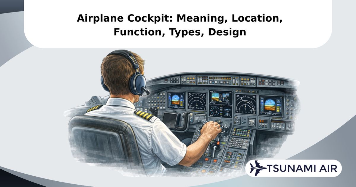 Airplane Cockpit: Meaning, Location, Function, Types, Design