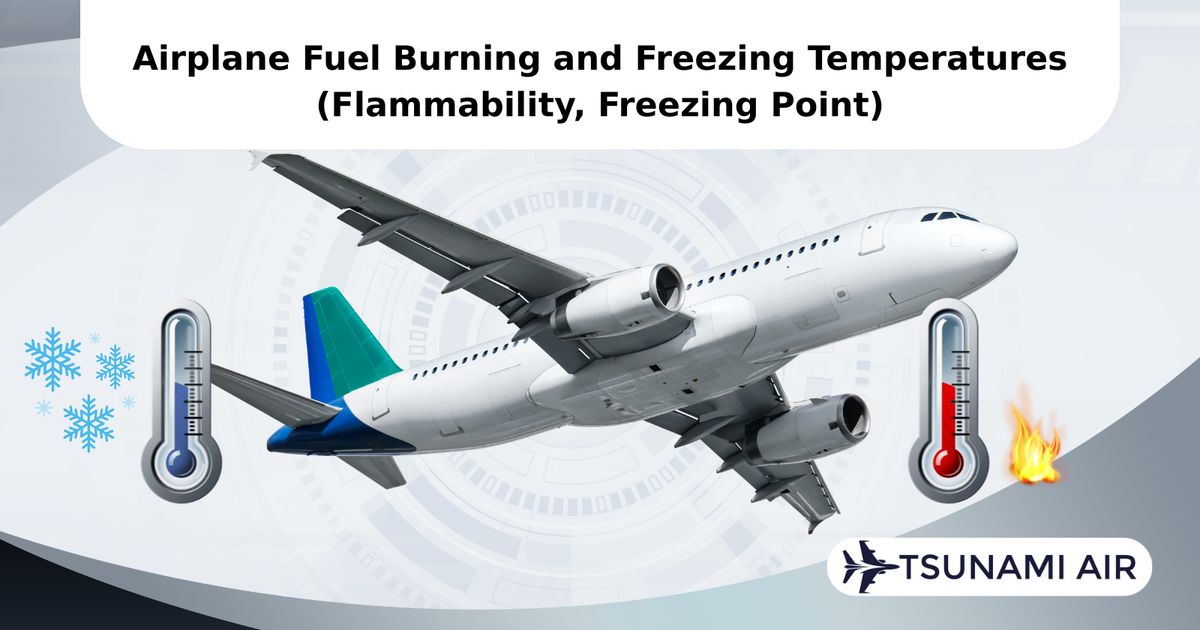 Airplane Fuel Burning and Freezing Temperatures (Flammability, Freezing ...