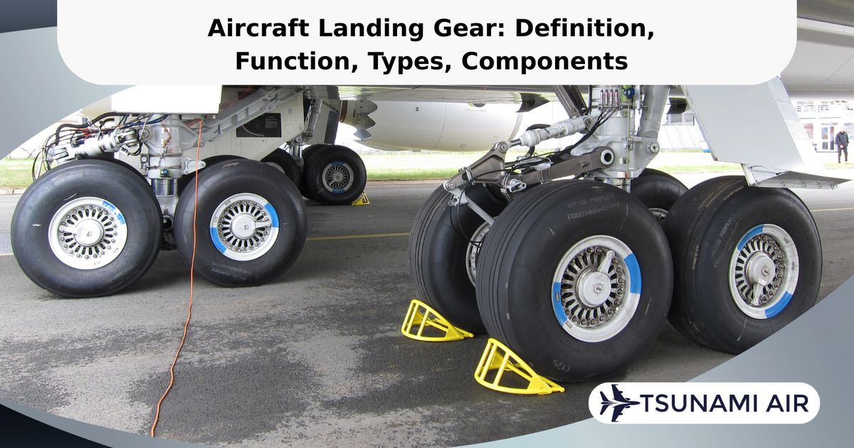 Aircraft Landing Gear: Definition, Function, Types, Components