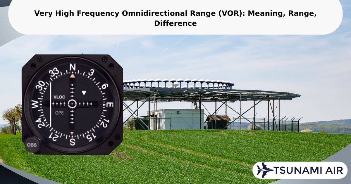 Very High Frequency Omnidirectional Range (VOR): Meaning, Range, Difference