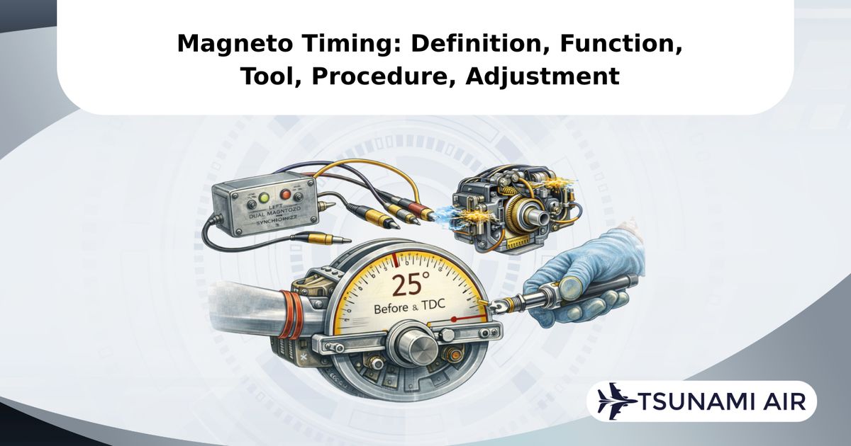 Magneto Timing: Definition, Function, Tool, Procedure, Adjustment