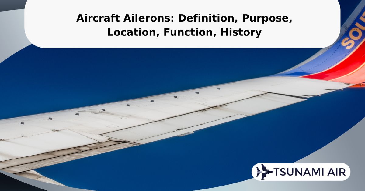 Aircraft Ailerons: Definition, Purpose, Location, Function, History