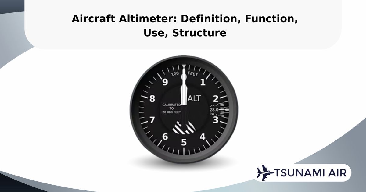 Aircraft Altimeter: Definition, Function, Use, Structure
