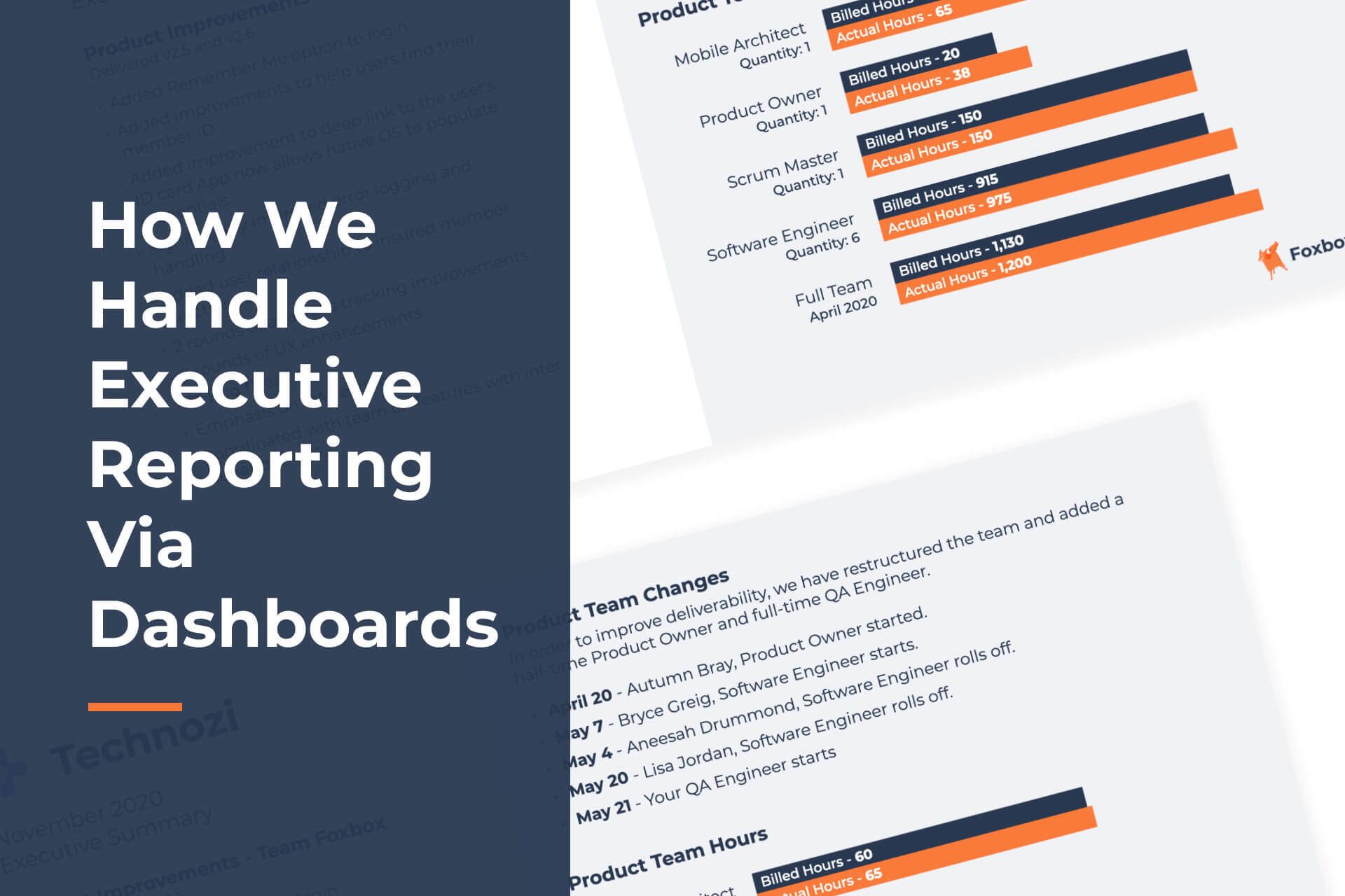 How We Handle Executive Reporting Via Dashboards