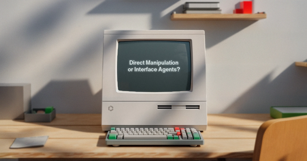 Direct Manipulation vs. Interface Agents: Revisiting the Classic HCI ...