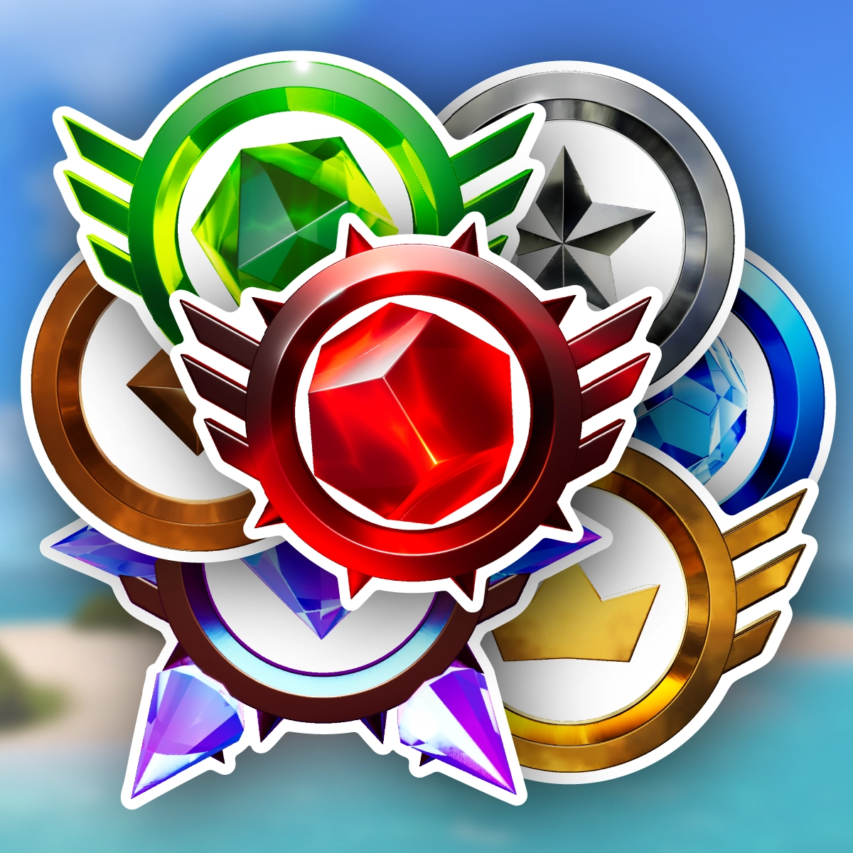 Mastery Emblems Sticker