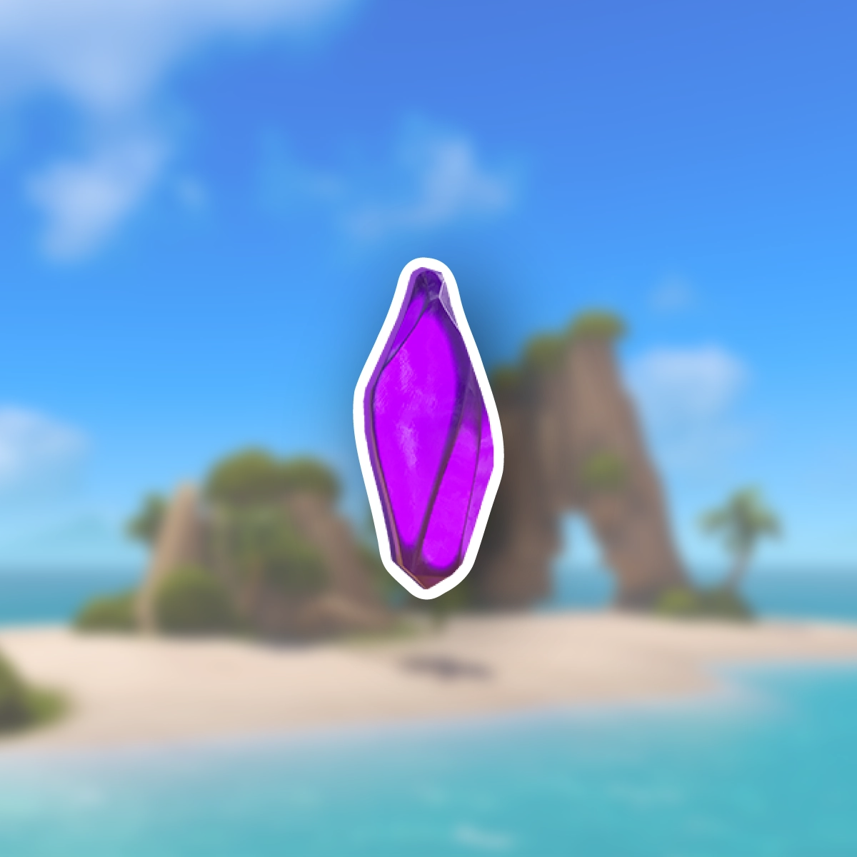 Medium Crystal Sticker