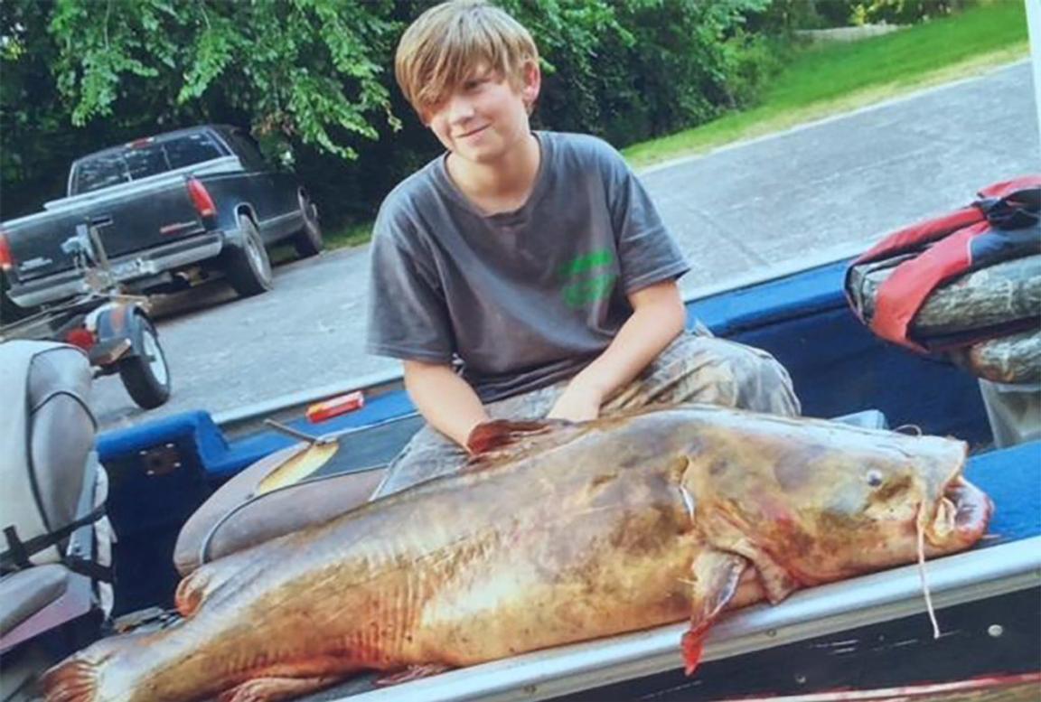 90 Lb. Kid Catches 60+ Lb. Fish, Sets Florida Catfish Record