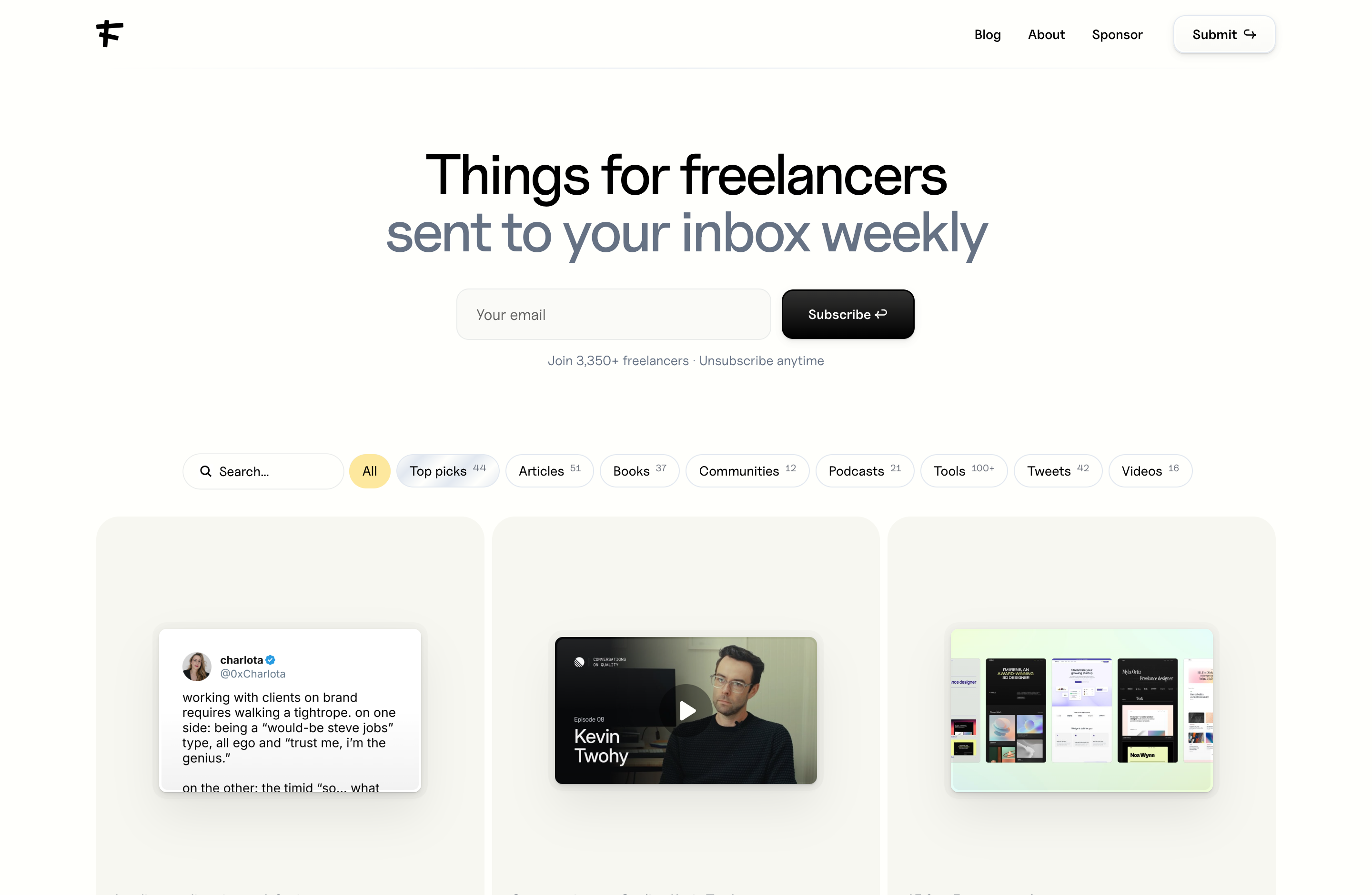 Freelance Things | Killer Portfolio