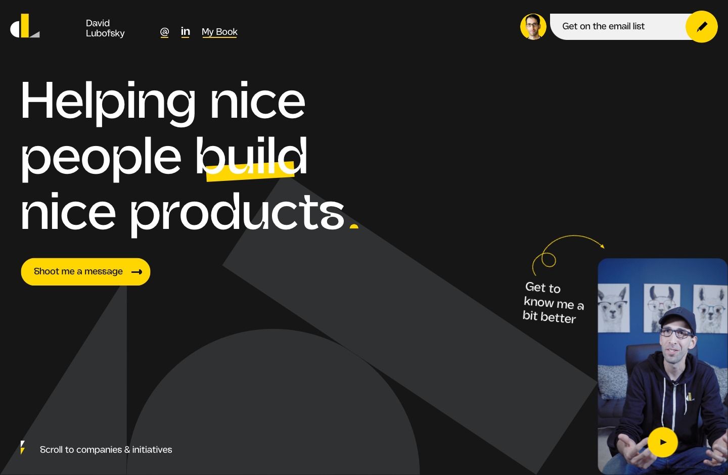 David Lubofsky | Killer Portfolio