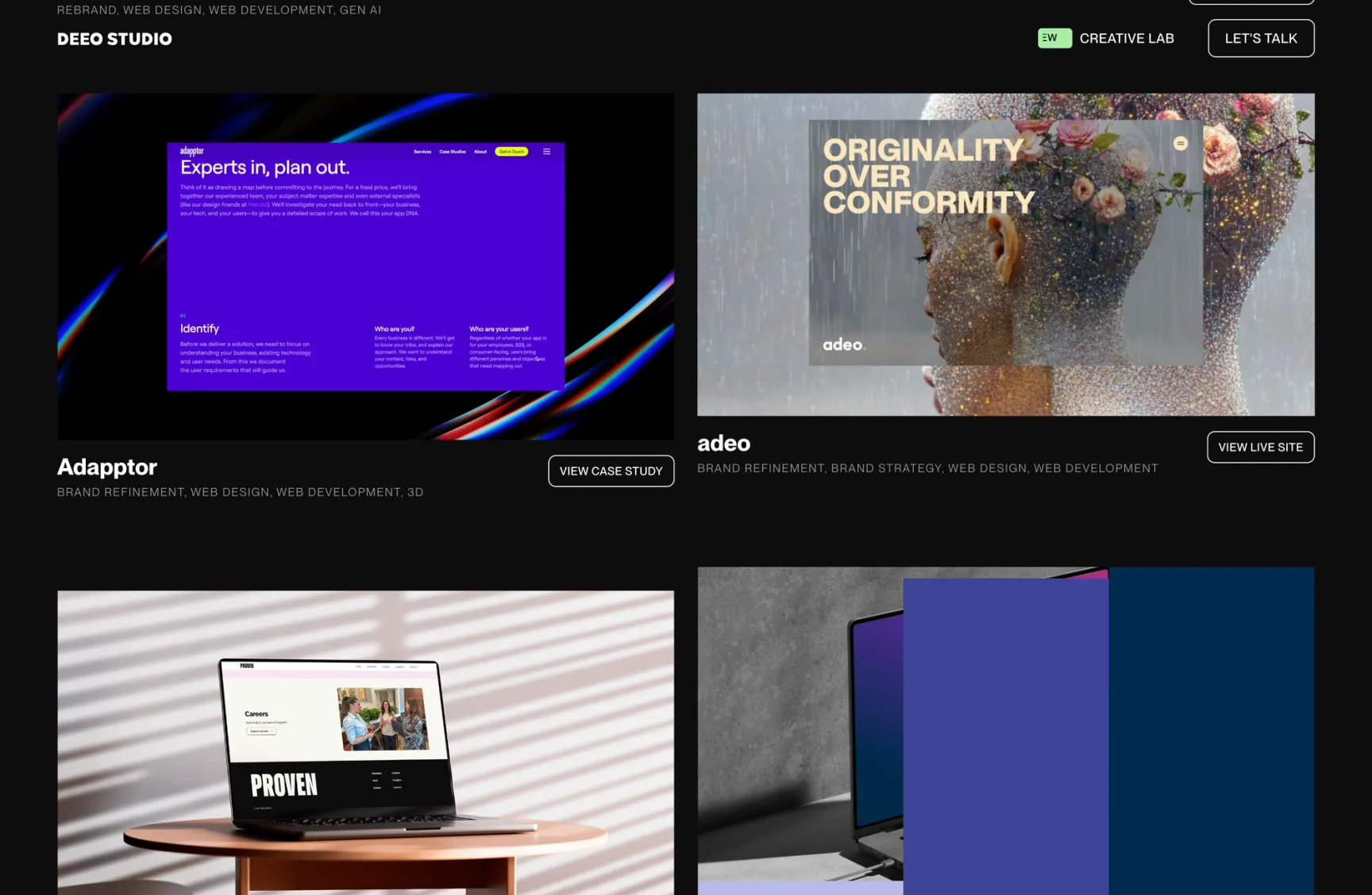 Deeo Studio | Killer Portfolio