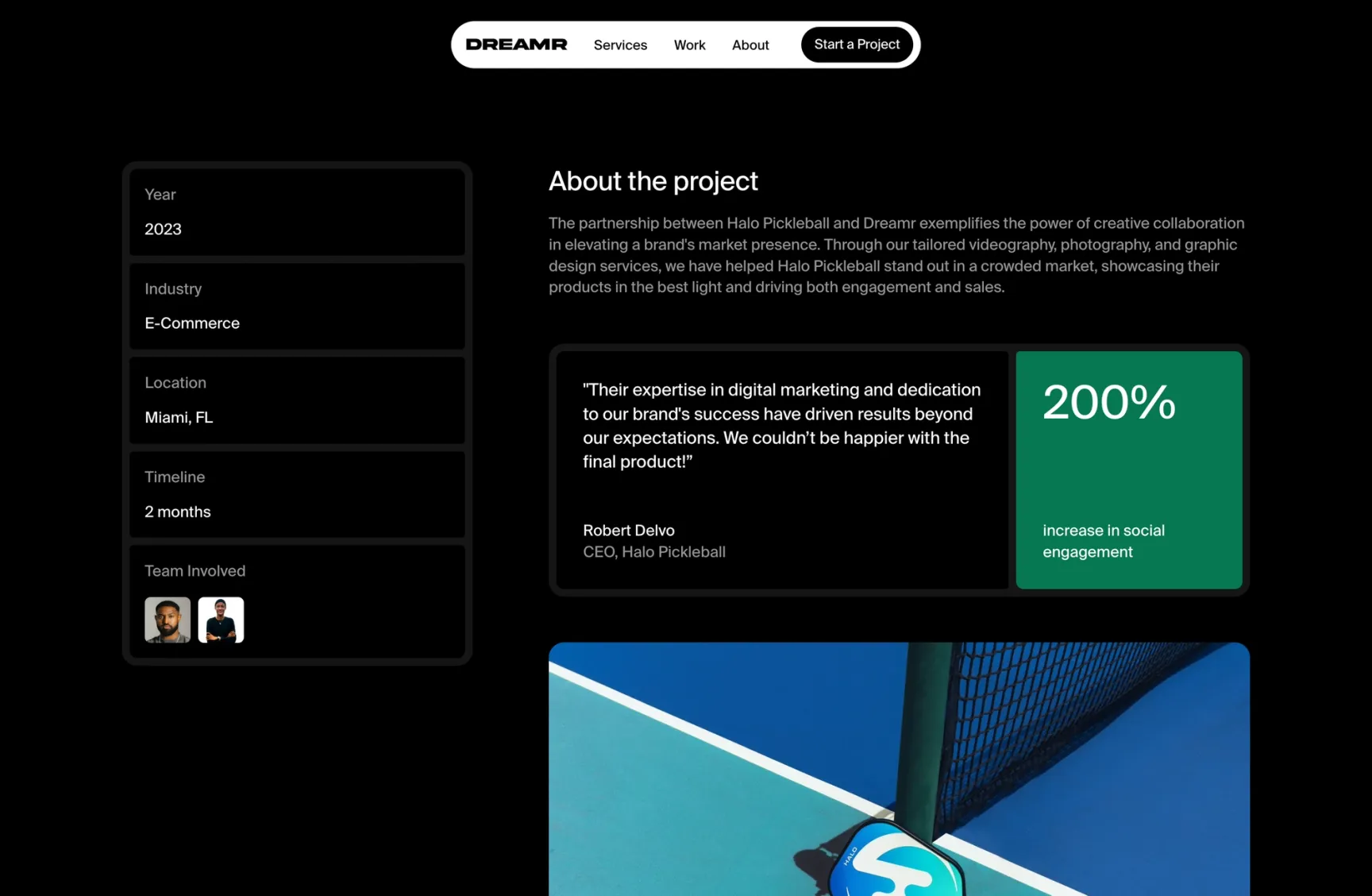Dreamr | Killer Portfolio