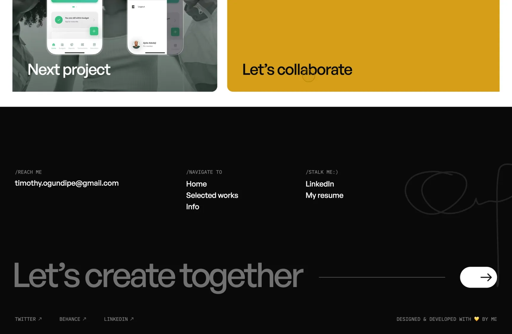 Timothy Ogundipe | Killer Portfolio