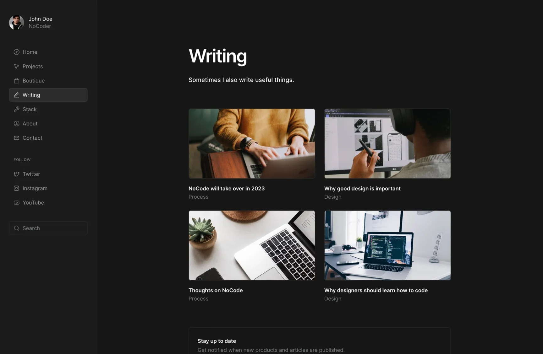 Dashfolio Framer Template | Killer Portfolio