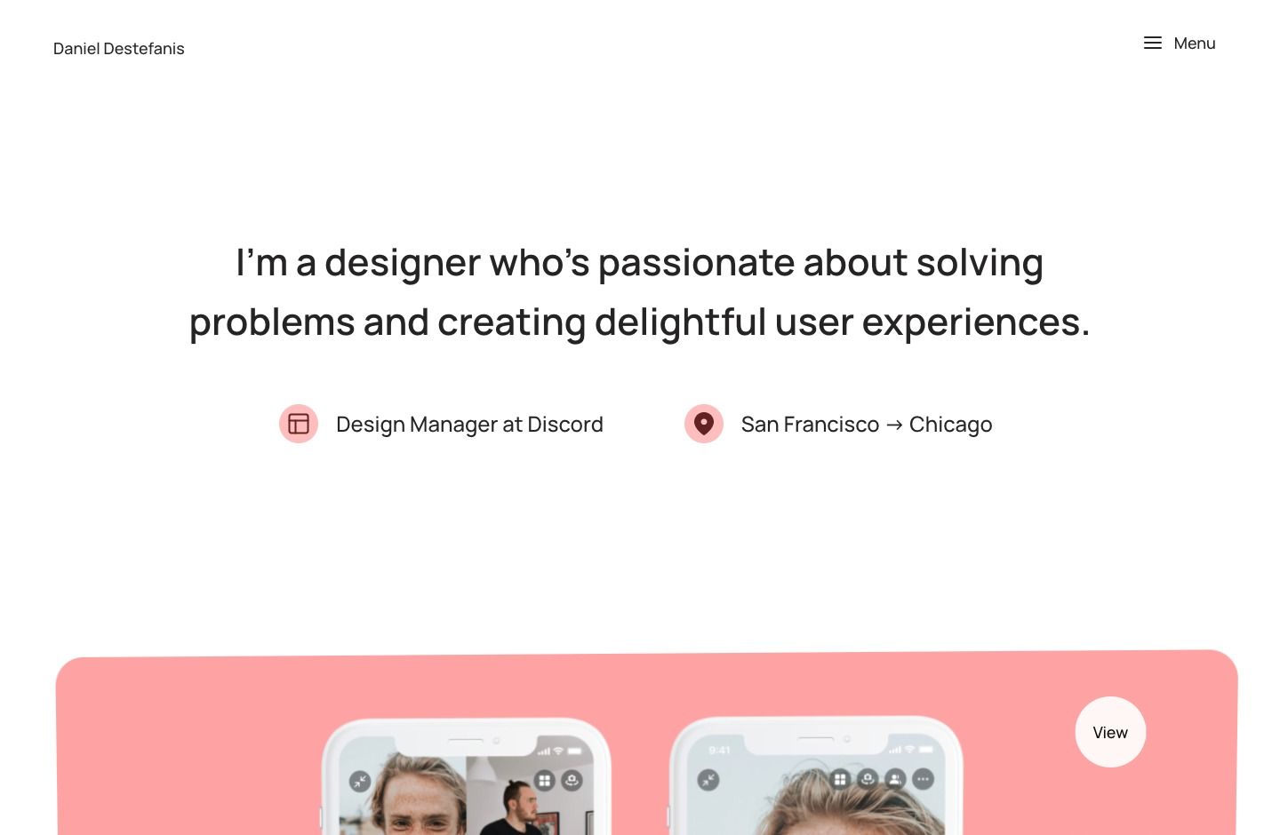 Daniel Destefanis | Killer Portfolio