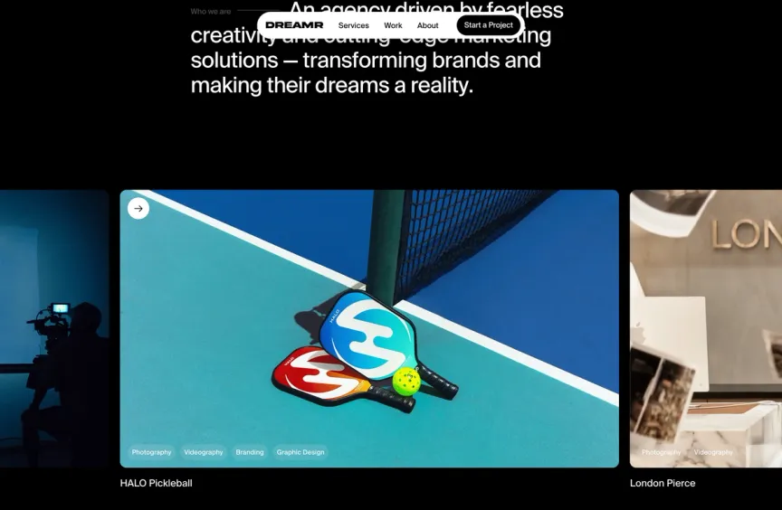 Dreamr | Killer Portfolio